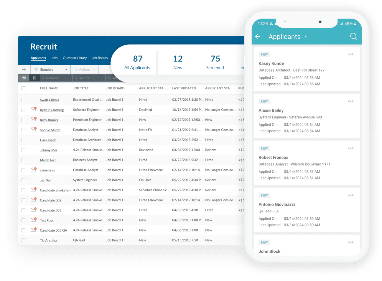 Recruit ATS | The Applicant Tracking System by HR Cloud
