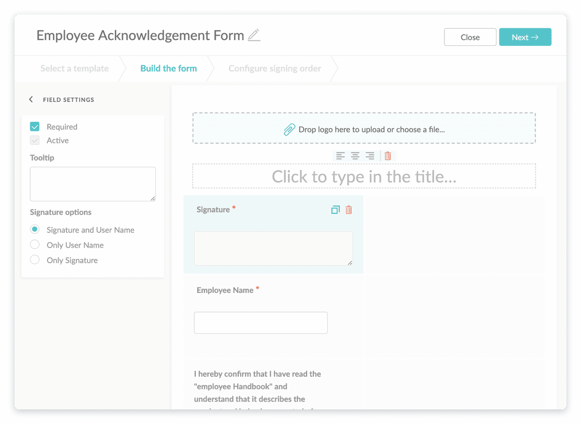 Fast & Easy Electronic Signatures | HR Cloud